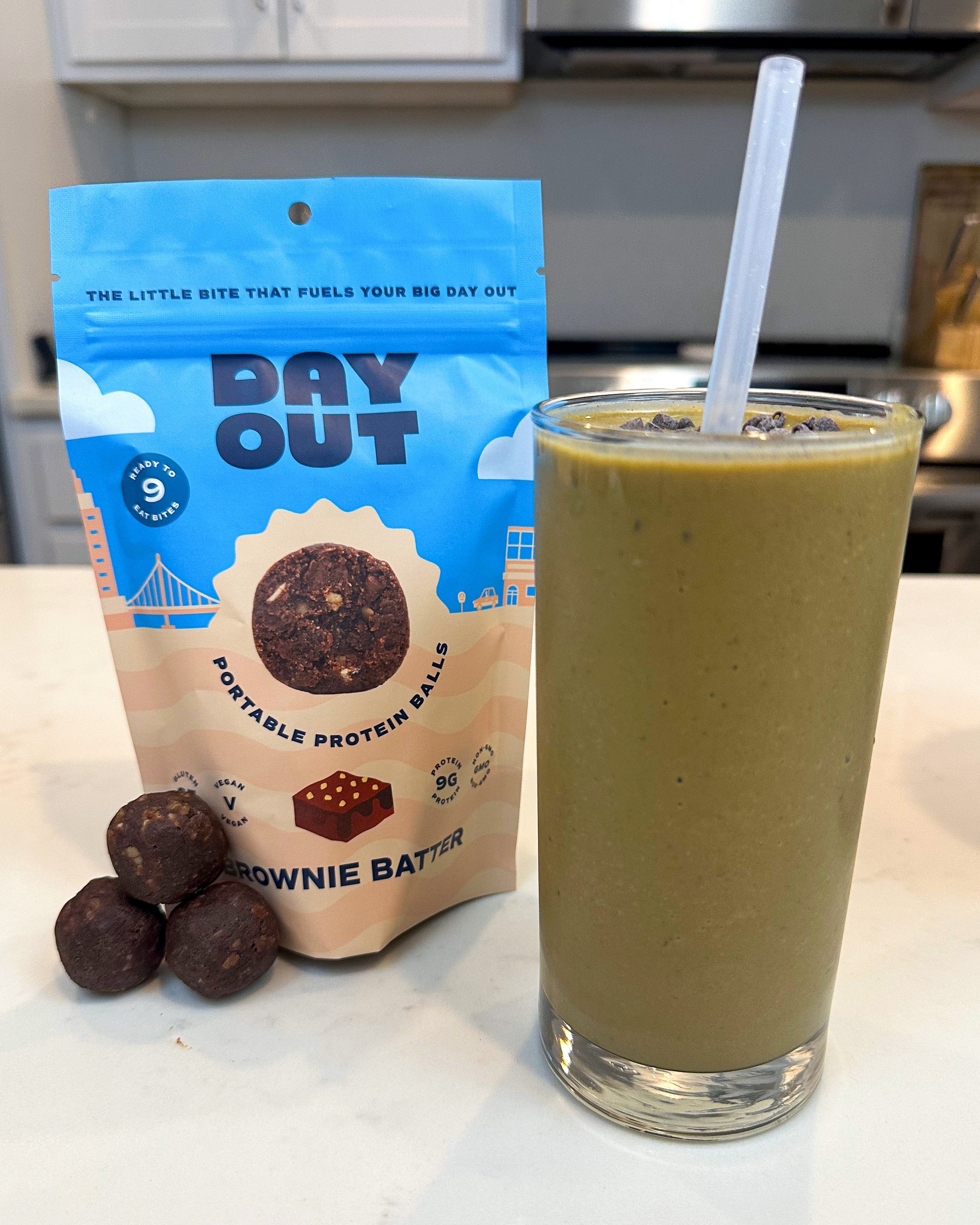 Mint Chocolate Chip Protein Shake